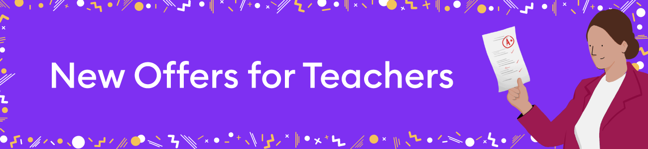New Deals for Teachers | Teachers Discounts | Discounts for Teachers