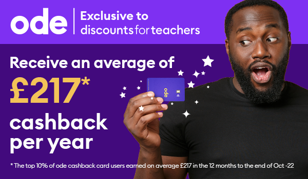 Ode Card - Teachers Cashback Card | Discounts For Teachers